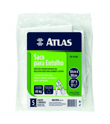 Saco Entulho C/ 5 Unid 40Kg Altas